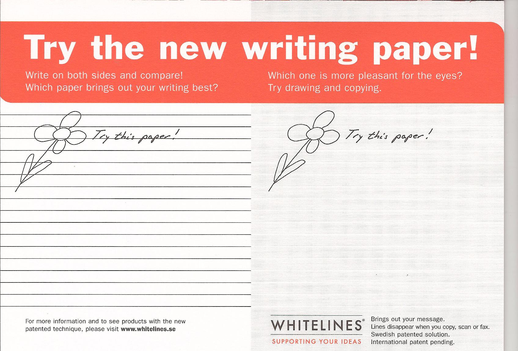 Whitelines Writing Paper & Notebooks | ArtPlantae Today