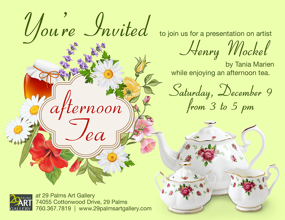 Afternoon tea and the serigraphs of Henry R. Mockel | ArtPlantae Today